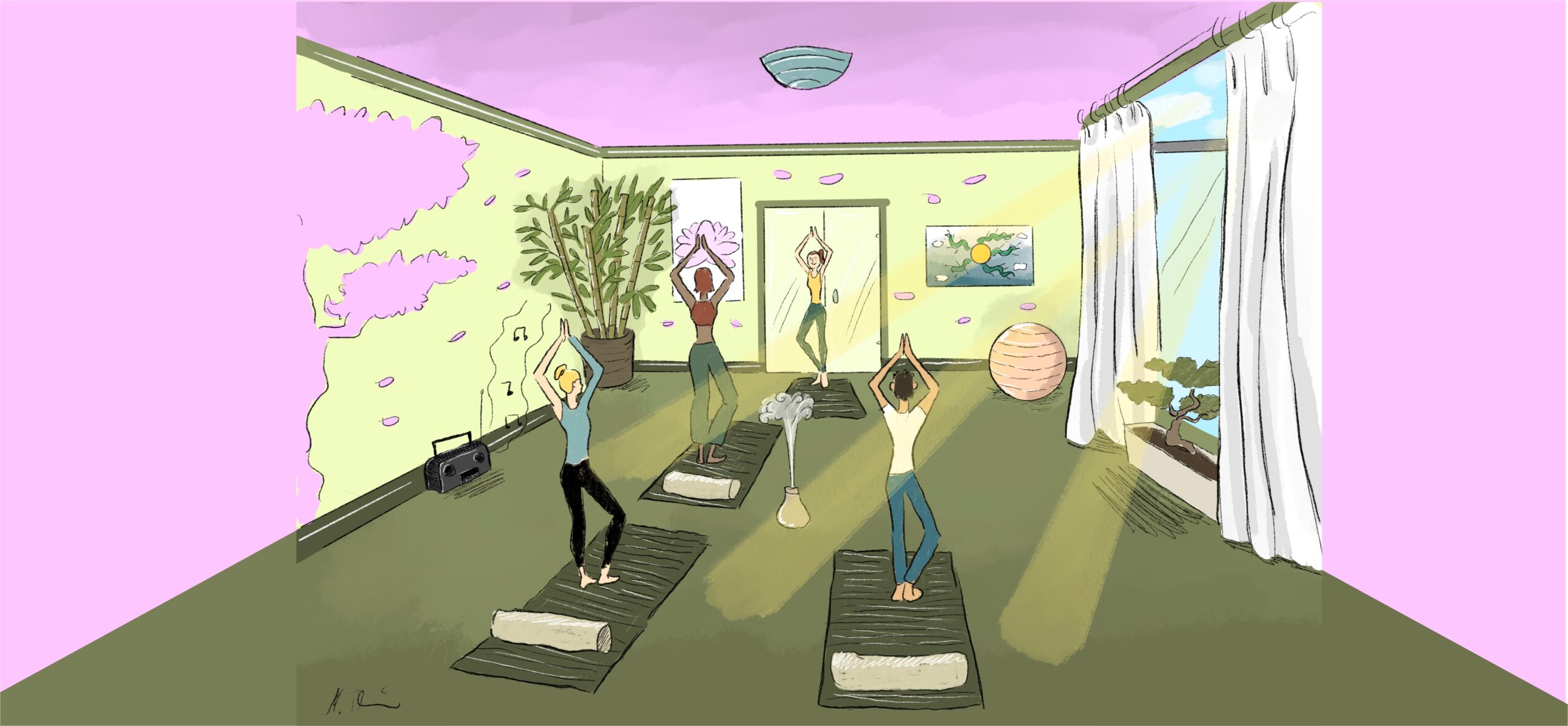 Entspannungsraum des 7. L2L-Onlinekongresses - Learn2Learn Kongress